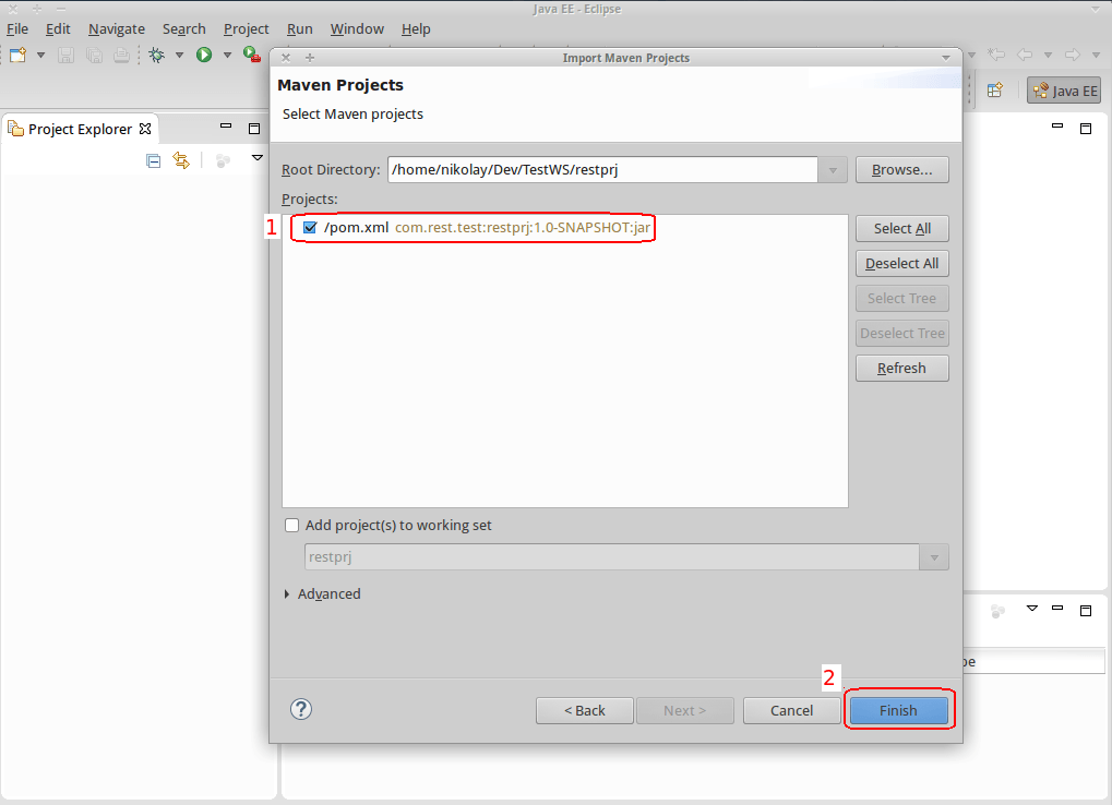 REST with Embedded Jetty and Jersey in a Single Jar - Step by Step